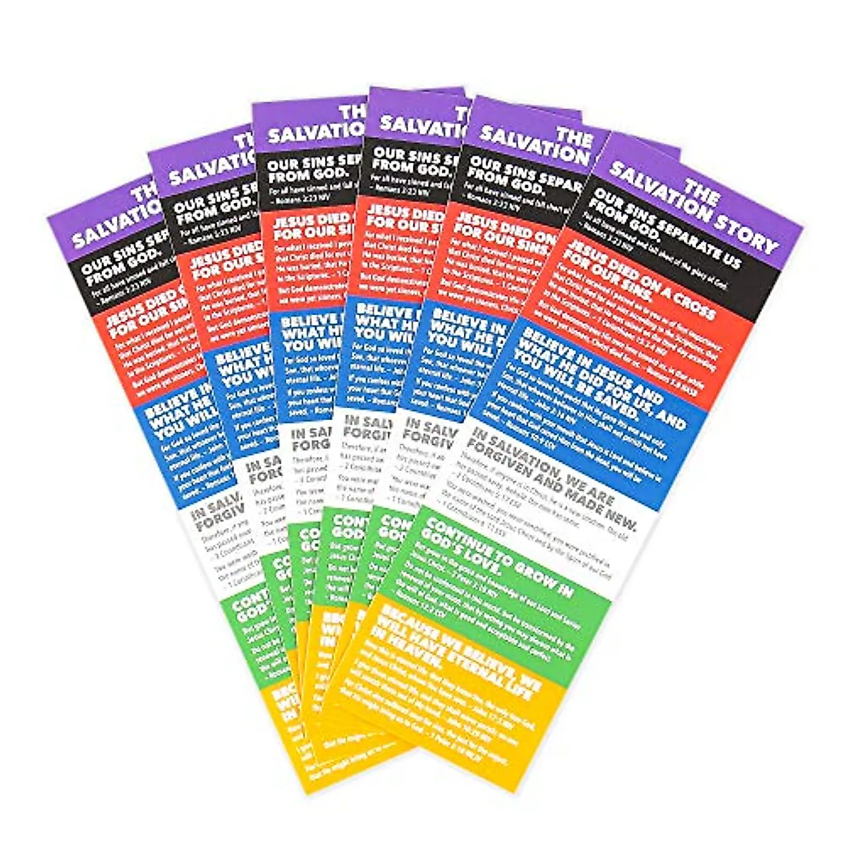The Salvation Story Bookmarks, 2 x 6 inches, 25 Bookmarks