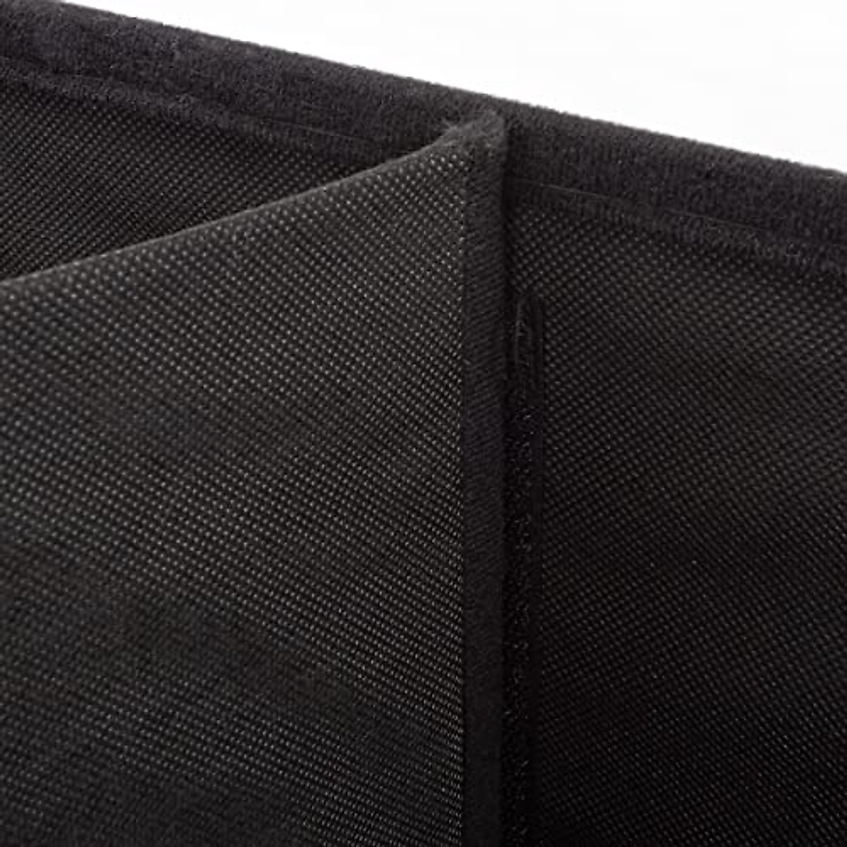 LAVISH HOME (Black) Ottoman-Faux-Leather Rectangular Storage Bench, Works as Foot Rest for Easy Room Organization Home-Complete