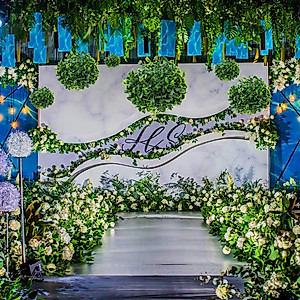 AUEAR, Artificial Boxwood Topiary Plant Balls Decorative for Table Decoration Garden Wedding Decor (4 Inch Diameter, 6 Pack)