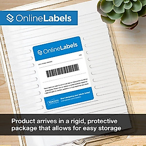 Printable Tags - 1.25 x 2 - Cardstock - Pack of 1,800, 100 Sheets - Inkjet/Laser Printer - Online Labels