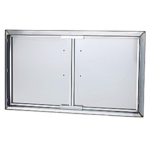 Sunstone BA-DD36 Beveled Frame Double Access Door, 36"