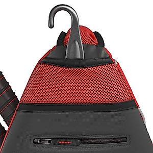 New Athletico Sling Bag - Crossbody Backpack for Pickleball, Tennis, Racquetball, and Travel for Men and Women (Red)