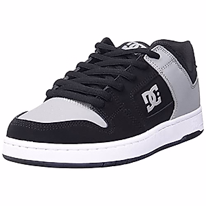 DC Men's Manteca 4 Casual Skate Shoe, Black/Grey, 11