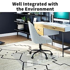 HEADMALL Rolling Chair Mat for Carpet Office Chair Floor Mats for Carpeted Floors 36 x 48 Inches Rectangle Clear Heavy Duty 0.14 Inches Thick (48x36 Inches)