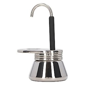 Italian Coffee Maker, Moka Coffee Maker 1 Cup, Mini Stove Coffee Machine Portable Coffee Maker, for Outdoor Camping Home Good Gifts