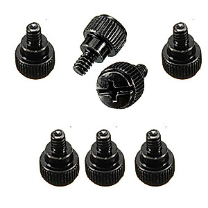 Xucus Ueful Desktop PC Computer Case Cooling Fan Thumbscrews 6-32 Thumb Screw Metal 10PCS