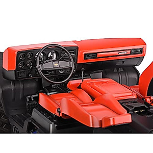 RC Car Full Interior Body Shell Cab Seat Kit for 1/10 RC Crawler Car Traxxas TRX4 1979 Blazer G161KR(Red)