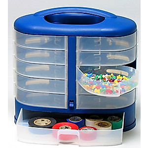 Pioneer 97824-01 Eleven See Through Bins, Drawer Cabinet, Hardware, Sewing, Craft, Scrapbooking Cabinet, Handle, Wall Mount