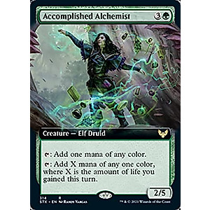 Magic: the Gathering - Accomplished Alchemist (314) - Extended Art - Strixhaven: School of Mages