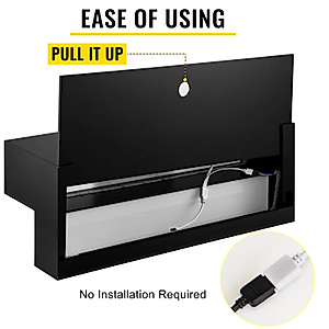 VEVOR LED Lighted Liquor Bottle Display Shelf, 16-inch LED Bar Shelves for Liquor, 2-Step Lighted Liquor Bottle Shelf for Home/Commercial Bar, Acrylic Lighted Bottle Display with Remote & App Control