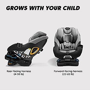 Baby Jogger City Turn Rotating Convertible Car Seat | Unique Turning Car Seat Rotates for Easy in and Out, Onyx Black