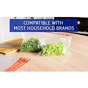 Ziplock Bag Storage Organizer (White)