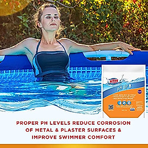 HTH 67041 pH Up Swimming Pool Chemical Balancer, 4 lbs