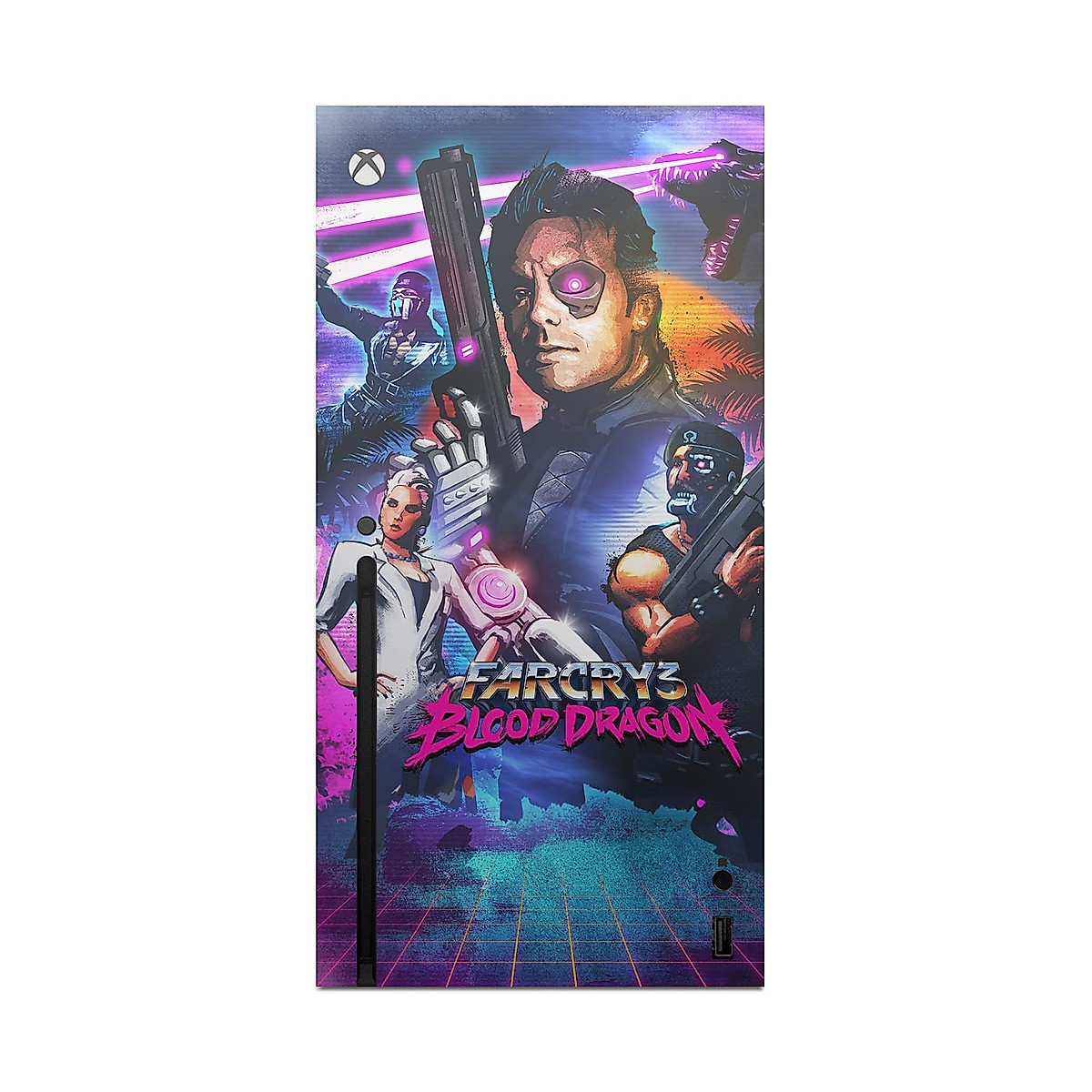 Head Case Designs Officially Licensed Far Cry 3 Blood Dragon Key Art Cover Vinyl Sticker Gaming Skin Decal Cover Compatible With Xbox Series X Console