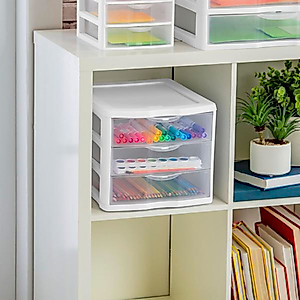 Sterilite ClearView 3 Storage Drawer Organizer