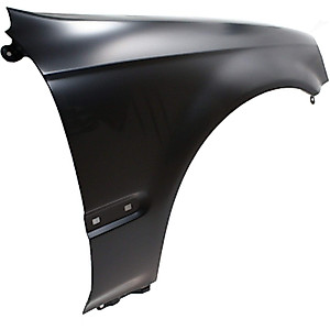Evan Fischer Fender Set Compatible with 1999-2000 Honda Civic, Primed Steel With Molding Holes HO1241151 HO1240151