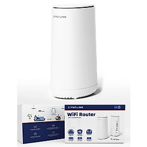 Dynalink WiFi 6 AX3600 Router (DL-WRX36), Dual Band, 8-Stream , Wireless Speed Up to 3.6Gbps, MU-MIMO, 2.5G WAN & 4 Gigabit LAN Ports, for Home & Gaming (1 Pack)