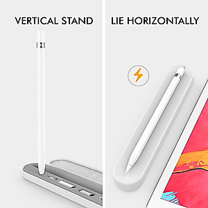 AHASTYLE Compact Carrying Case Holder for Apple Pencil Pro, Apple Pencil (USB-C), Apple Pencil 1st / 2nd Generation Hard Storage Box [Apple Pencil and Accessories not Include] for iPad Pen (White)