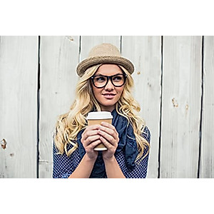 Goson Clear Lens Eye Glasses Non Prescription Glasses Frames For Women and Men