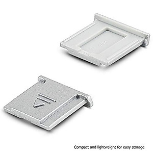 Silver Camera Hot Shoe Cover Protector Cap for Fujifilm X-S20 X-T5 X-T4 X-T3 X-T2 X-T1 GFX 50S II X-H2 X-H2S XT-30 II X-T20 XT-10 X-S10 X-E4 X-E3 X-E2S XT200 XT100 X100V X100F X100T X100S XPro3 XPro2