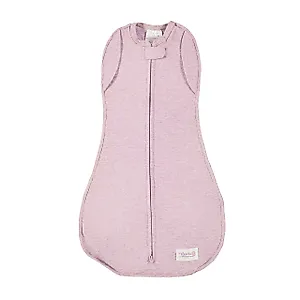 Woombie Convertible Baby Swaddling Blanket I Swaddle Converts to Arms-Free Wearable Blanket for Babies Up to 6 Months, Pink Posey 14-19 lbs