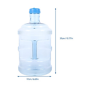 Veemoon Water Gallon Bottle Portable Bucket: 5 Liters Water Bottle with Handle Water Jug for Camping Outdoor Pure Water Container