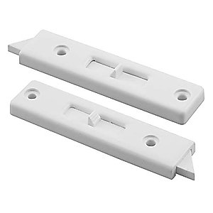 Prime-Line F 2671 2-9/16 In. White Vinyl Window Tilt Latch (Single Pack)