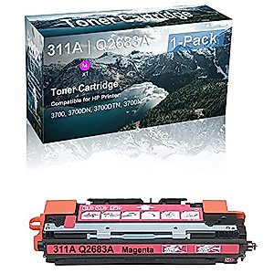 1-Pack (Magenta) Compatible High Capacity 308A 311A | Q2683A Toner Cartridge use for HP 3700 3700DN 3700DTN 3700N Printer
