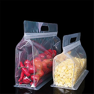10PCS Fresh Bags Sandwich Storage Containers Freezing Refrigerator Organization Leakproof Wrap Zipper Pouch