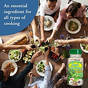 Sugar 'N Spice Premium Freeze-Dried Herbs & Spices, Strong Aroma and Fresh Flavor (Red Onion, 0.49 Ounce (Pack of 1))