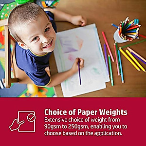 HP Papers CHP752 120GSM A4 Color Laser Paper, 500 sheets, White