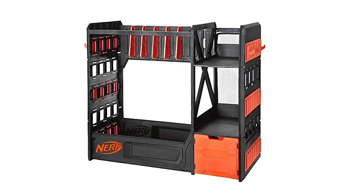 Nerf Elite Blaster Rack: Organize 20 Blasters & Gear
