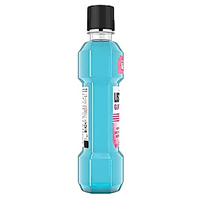 Listerine Gum Therapy Antiplaque & Anti-Gingivitis Mouthwash, Antiseptic Oral Rinse to Help Reverse Signs of Early Gingivitis Like Bleeding Gums, with Menthol & Thymol, Glacier Mint, 1 L Pack of 2