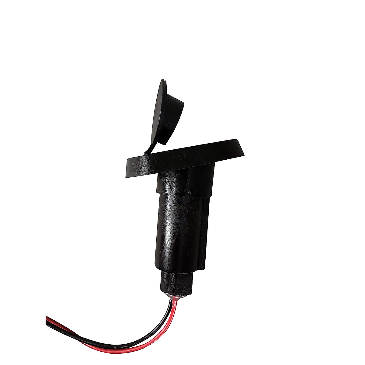 Pactrade Marine Bow Lights for Boats - Incandescent 12-Inch Red and Green Boat Bow Light with Removable Base (Angled Pole) | Boat Navigation Lights for Kayak Fishing Boat Small Boat | 1 NM Visibility