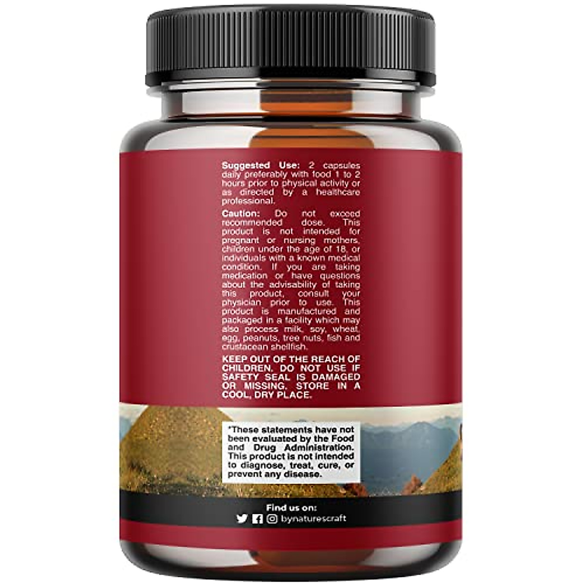 Herbal Goat Weed Extract Complex - Invigorating Blend with Tribulus Saw Palmetto L Arginine and Tongkat Ali Extract and Maca Root for Men and Women for Enhanced Energy and Stamina - Discreet Packaging