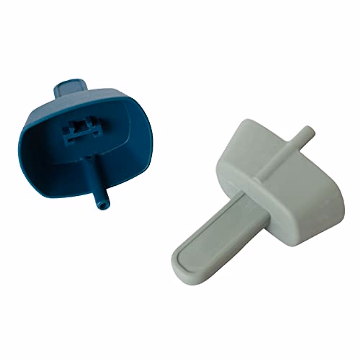 Mango Co. Silicone Popsicle Holder For Kids No Drip With Built In Straw 2 PACK (Dark Green/Sage)