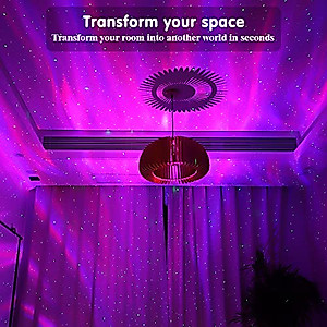 Star Projector,Galaxy Night Light Projector for Bedroom,Aurora Projector Compatible with Alexa & Smart APP,White Noise & Music Speaker,Night Light Projector for Kids Adults Home Party Ceiling Decor