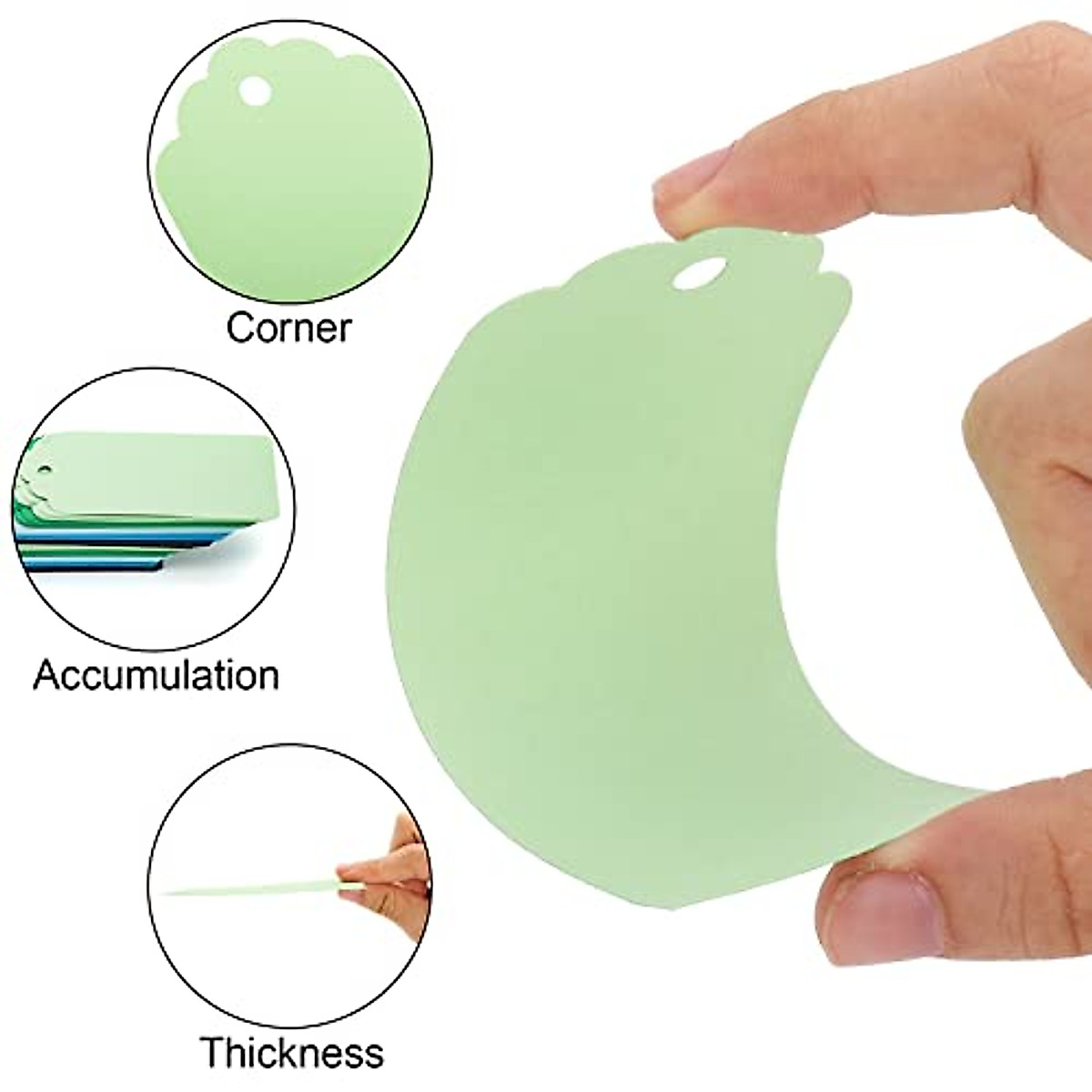 Nicunom 400 Pcs Colorful Gift Tags, 20 Colors Paper Tags with String, Blank Tags Hang Tags Treats Tags Price Tags Labels School Crafts Tags, Party Favor Tags for Wedding Christmas Birthday Holiday