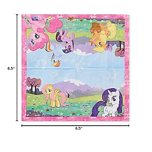 American Greetings My Little Pony Party Supplies, Paper Lunch Napkins (48-Count)
