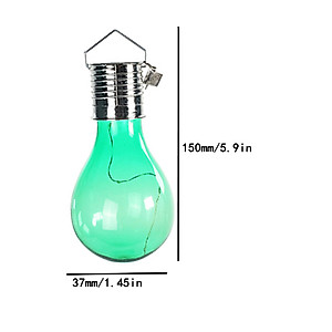 YDJoo Solar Hanging Lights Outdoor Solar Globe Lantern Light with Hook Solar Globe LED Hanging Decorative Lights Solar Garden Lights for Garden Patio Yard Tree, 4 Pack (Green)