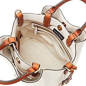 Dooney & Bourke Handbag, Pebble Grain Small Barlow Satchel - White