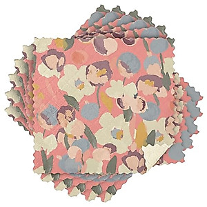 Seamless Pattern Colorful Abstract Flowers Towels for Drying Dishes Design Tea Towels for Kitchen Terry Dish Cloths for Kitchen Turkish Hand Towels Kitchen