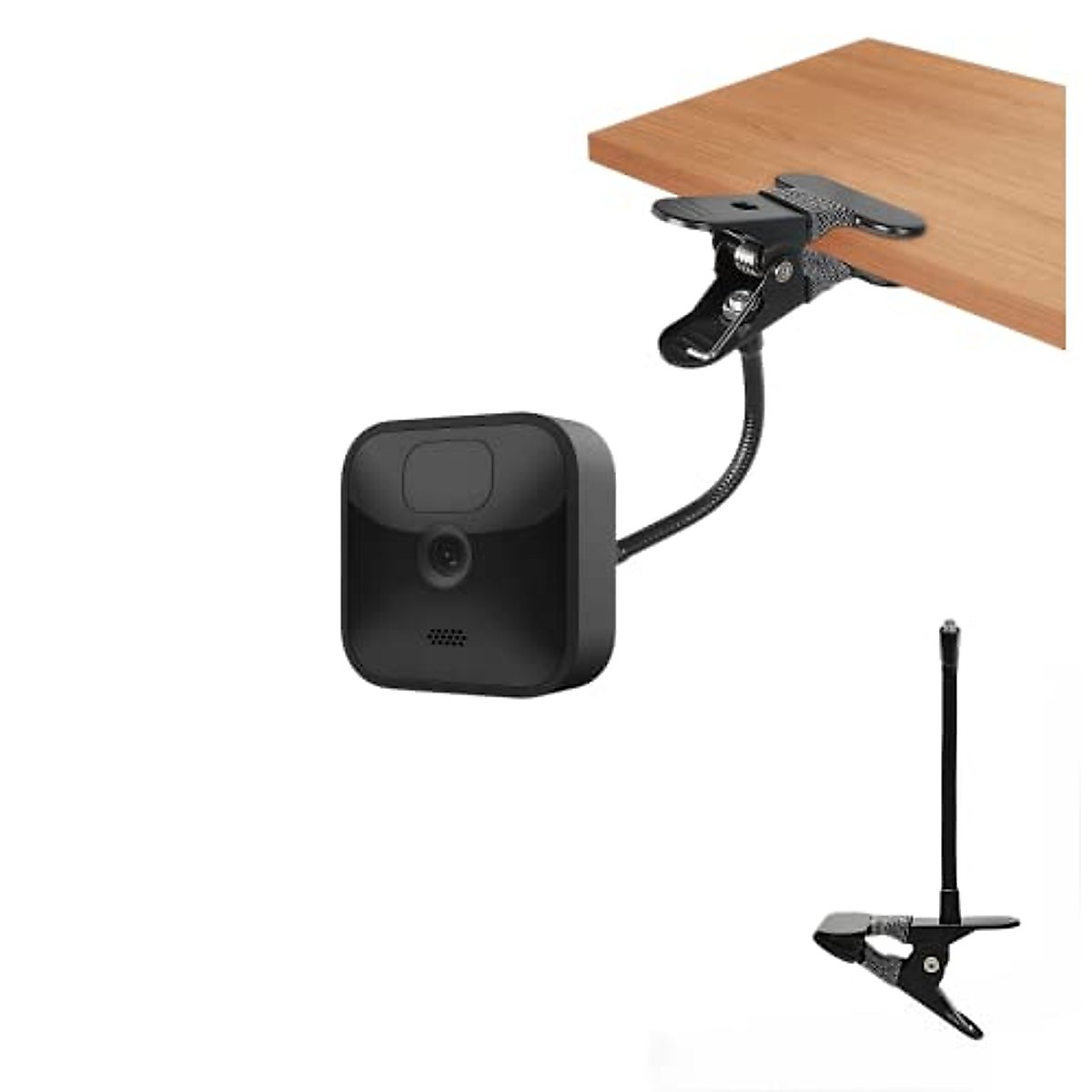 Blink Outdoor Camera Wall Mount, 360 Degree Adjustable Flexible Clip Clamp for Blink XT/XT2/All-New Blink/Blink Mini, for Blink Indoor Security Camera System, Attach Blink Camera Without Any Tools