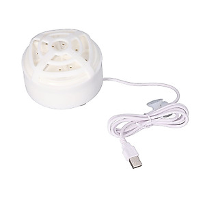 Gavigain Mini Dishwasher, Portable Dishwasher, Small Installation Gratis Dishwasher for Washing Fruit Vegetables Tableware, 5V 2A USB Powered White Portable Fruit Dishwasher, 30min Automatic