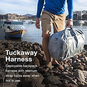 Osprey Transporter 120L Travel Duffel Bag, Venturi Blue