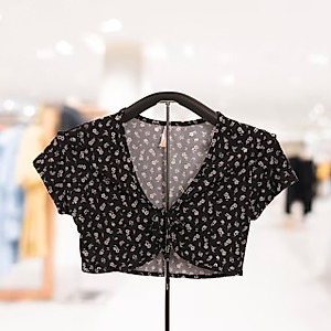 SSWBasics Flexible Shoulder Stand Featuring a Bendable 21” Arm (Adjustable Display 18”H- 30”H) – Countertop Shirt Display, Clothing Display Mannequin, Tabletop Stand for Clothes