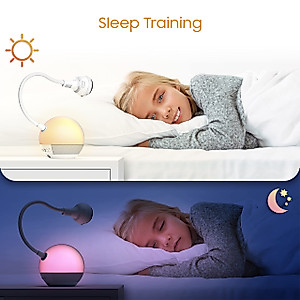 CHILLAX BabyMood Pro - 2 in 1 Baby Monitor with Camera and Audio with Remote Pan, Lights & Lullaby for Toddler & Infant - Full HD 360° Gooseneck Baby Camera for Nursery - Phone App & Tablet Access