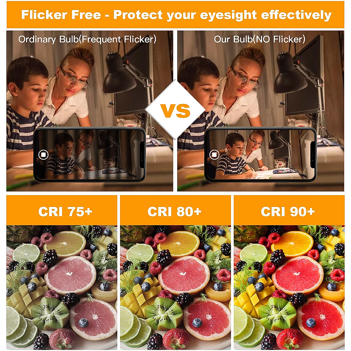 Sphoon Dimmable LED 3W Small Light Bulb, 25w Equivalent E26 Standard Screw Base, G40 Soft Warm White 2700K 260lm Frosted Lights Bulb for Bathroom, Bedroom, Table Lamp Bulb, Bedside Accent Pack of 6