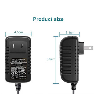 Universal AC Adapter 24V 1A Power Supply AC110V to DC24V Power Driver 5.5x2.1mm with 8 DC Plugs DC24V 100mA 500mA1000mA Charger Transformer 24V AC-DC Adapter