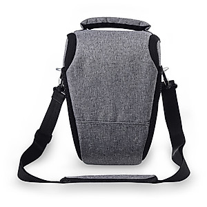 JUSTYINUO Gray Digital Triangle Bag Camera Bag Fit for Nikon Fit for COOLPIX B600 B700 B500 Fit for Sony HX400 HX350 H300 H400 DSC RX10 RX10 III RX10 IV Camera Bags & Cases